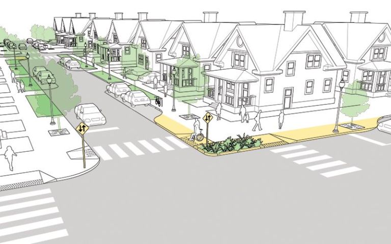 NACTO yield street – Getting Around Sacramento