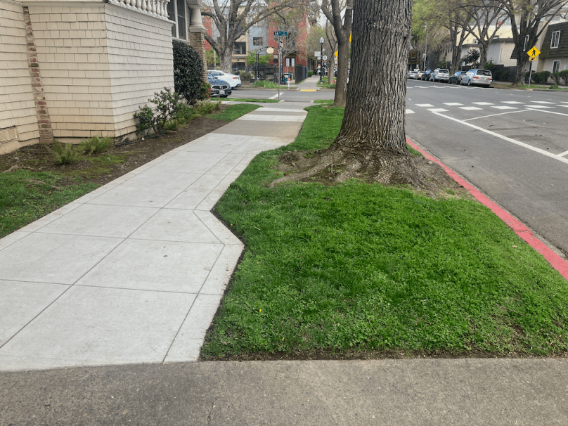 sidewalk buffer widths – Getting Around Sacramento