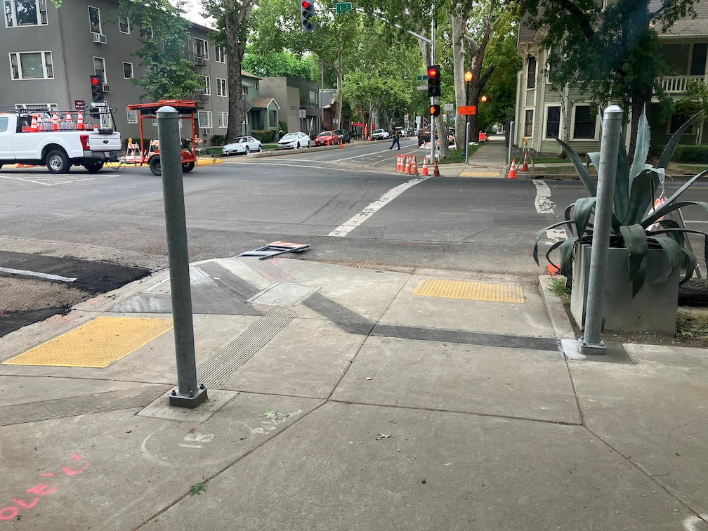 SacCity ADA ramps and Central City Mobility – Getting Around Sacramento