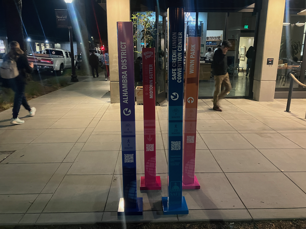 midtown wayfinding – Getting Around Sacramento