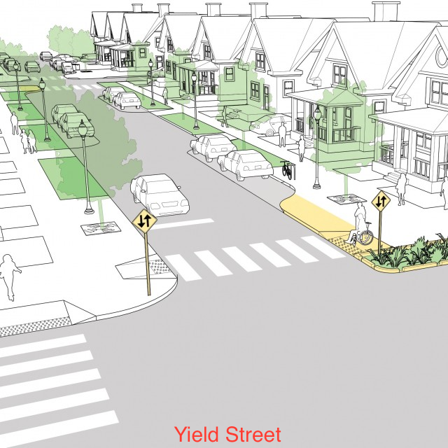 NACTO street designs – Getting Around Sacramento